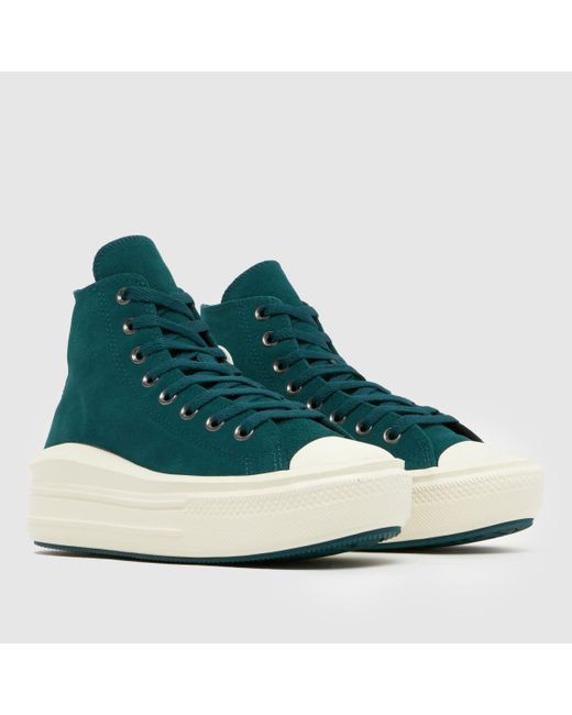 Converse All Star Move Trainers in Blue | Lyst UK