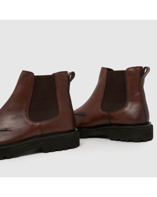 schuh Dustin Leather Chelsea Boots in Brown for Men | Lyst UK