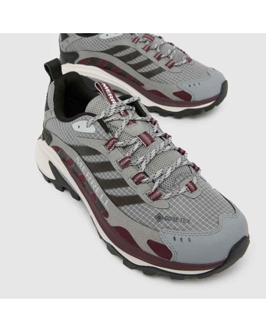 Merrell Moab Speed 2 Gore-Tex Trainers in Grey | Lyst UK