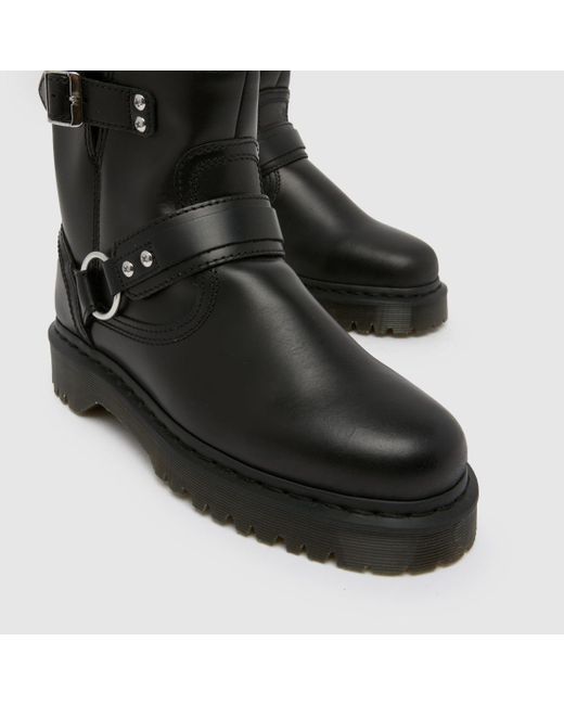 Dr. Martens Anistone Harness Boots in Black | Lyst UK