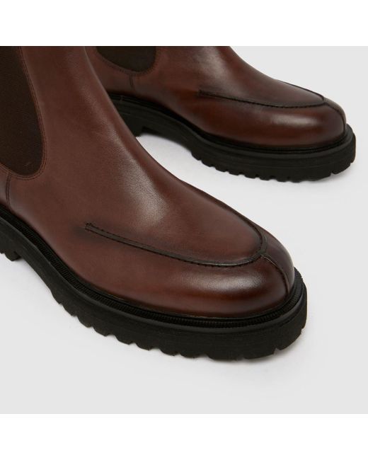 schuh Dustin Leather Chelsea Boots in Brown for Men | Lyst UK