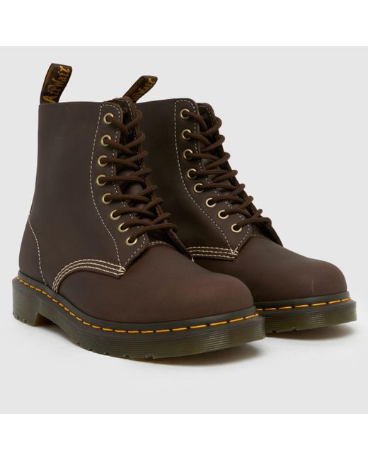 Dr. Martens 1460 Pascal Boots in Brown | Lyst UK