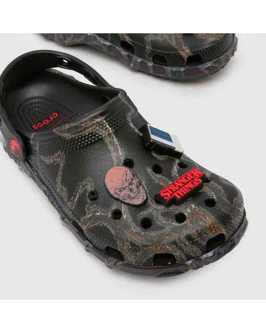 Crocs™ X Stranger Things Classic Clog Sandals in Black | Lyst UK
