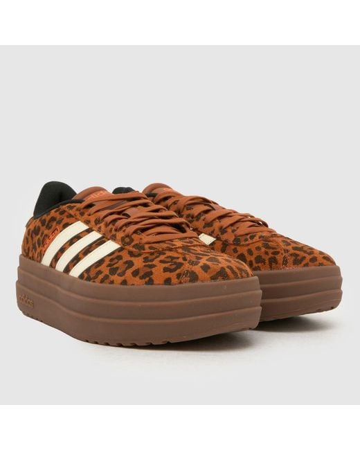 adidas Vl Court Bold Trainers in Brown | Lyst UK