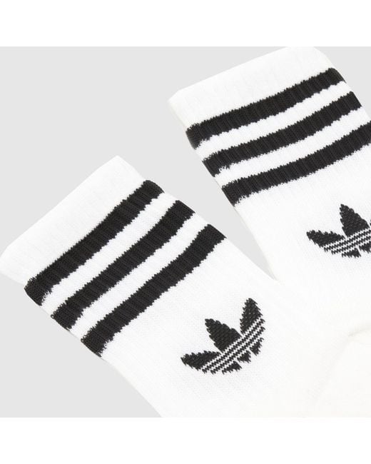 adidas Kids Crew Sock 6 Pack in White | Lyst UK