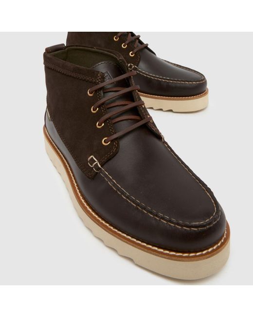 Barbour Hadston Chukka Boots in Brown for Men | Lyst UK