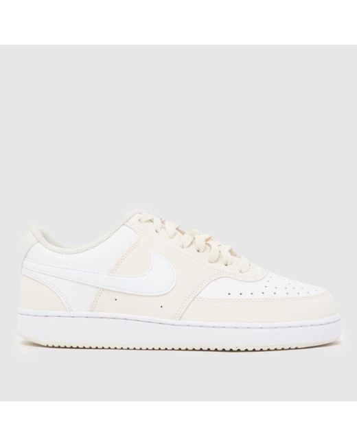 Nike Court Vision Trainers in White | Lyst UK