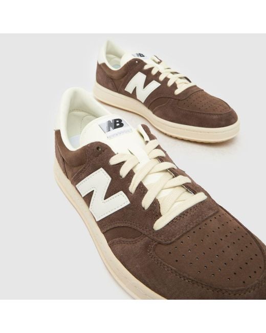 New Balance T500 Trainers in Brown for Men | Lyst UK