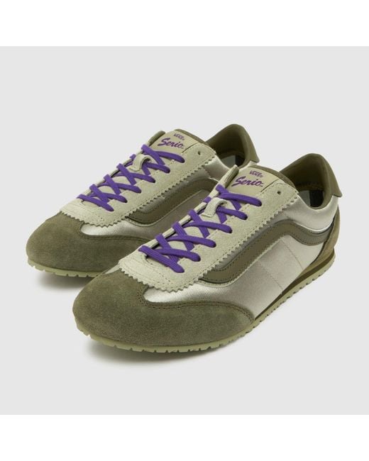 Vans Super Lowpro Trainers in Green | Lyst UK