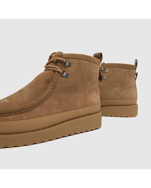 Clarks Wallabee Ftr2 Hi Boots in Brown for Men | Lyst UK