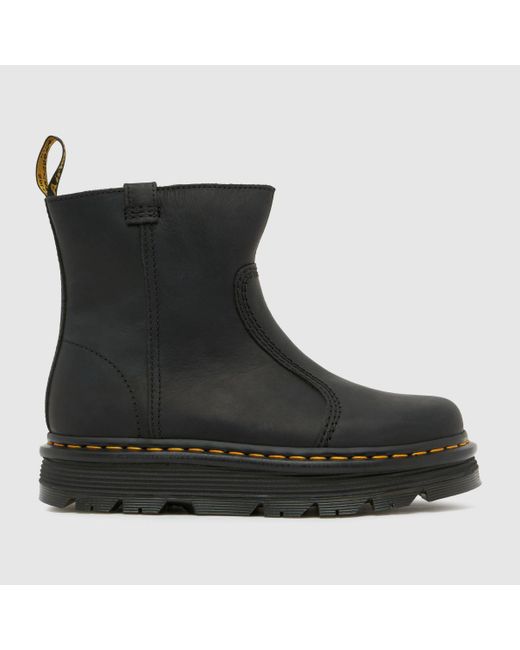 Dr. Martens Zebzag Rigger Boots in Black | Lyst UK