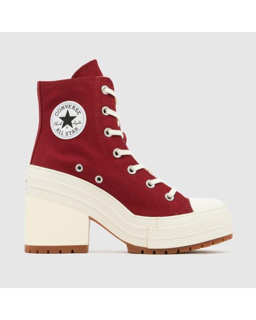 Converse Chuck 70 De Luxe Heel Trainers In in Red Lyst UK