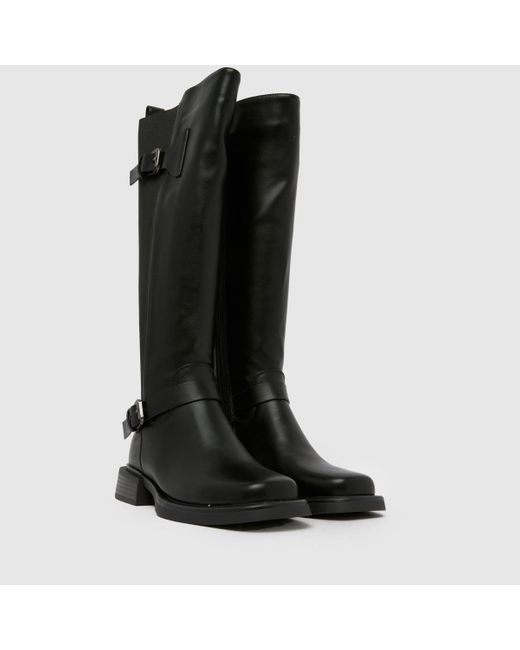 SIMMI Dilly Knee High Riding Boots in Black | Lyst UK