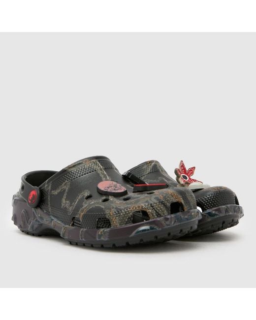 Crocs™ X Stranger Things Classic Clog Sandals in Black | Lyst UK