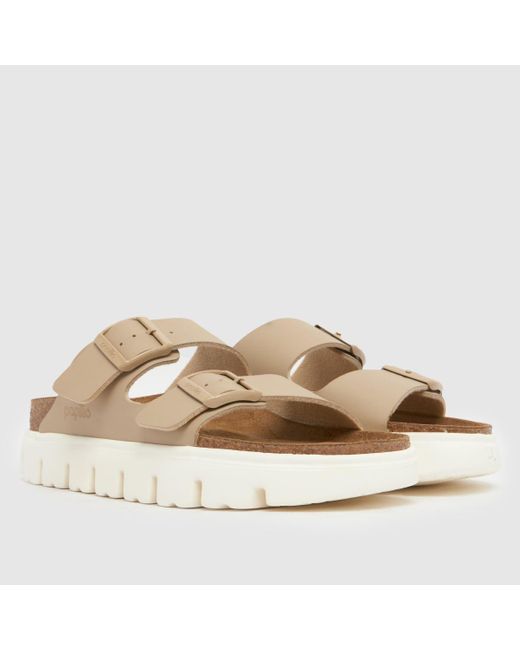 Birkenstock Arizona Papillio Chunky Sandals in Natural | Lyst UK