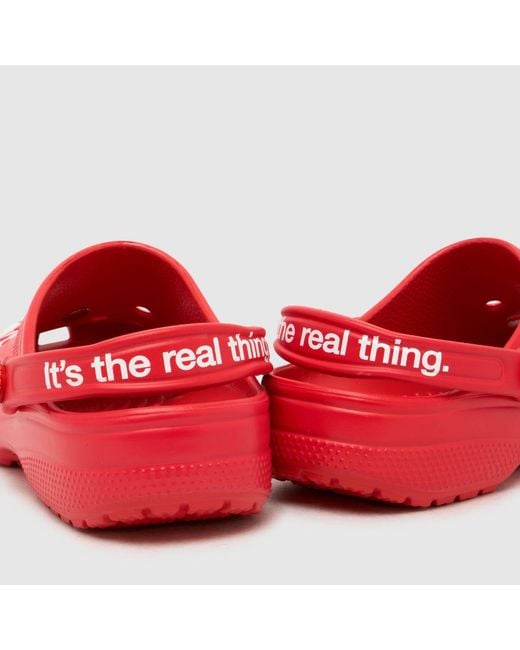 Crocs™ Classic Coca Cola Clog Sandals in Red | Lyst UK