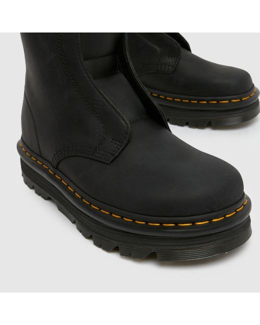 Dr. Martens Zebzag Laceless Boots in Black | Lyst UK