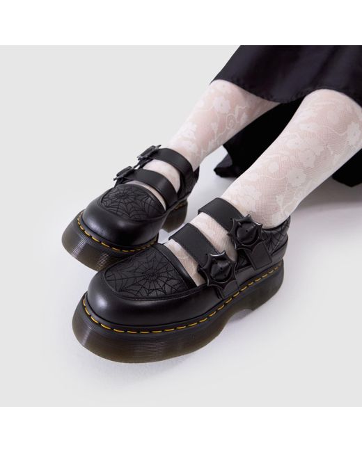 Dr. Martens X Wednesday Buzz Mary Jane Flats in Black | Lyst UK