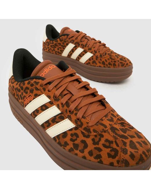 adidas Vl Court Bold Trainers in Brown | Lyst UK