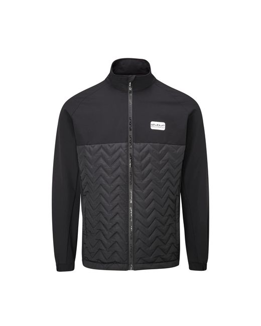 Stuburt Golfwear Evolution-Tech Padded Jacket in Black for Men | Lyst UK