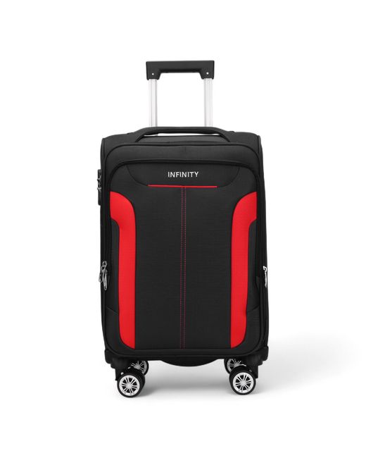Infinity Leather Soft Cabin Suitcase Nylon 900D Suitable Integrated ...