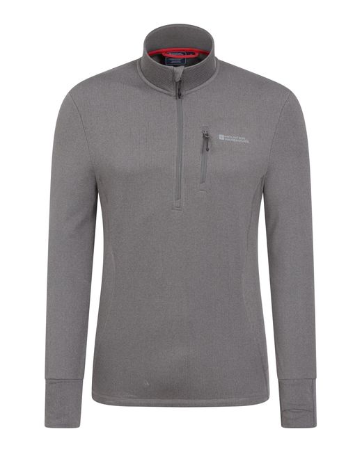 Mountain Warehouse 'Marathon' Active Fleece Midlayer Lightweight Quick ...