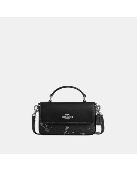 COACH Mini Josie Top Handle Bag With Star Print in Black | Lyst UK