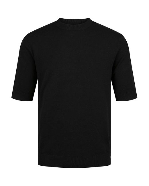 Luke 1977 Farrington Knitted T-Shirt in Black for Men | Lyst UK