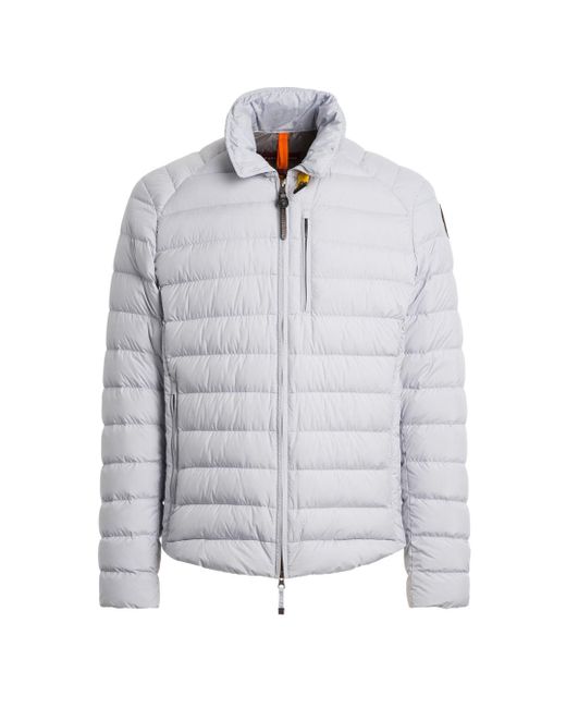 Parajumpers Saxon Lunar Rock Down Jacket Nylon in Grey for Men | Lyst UK