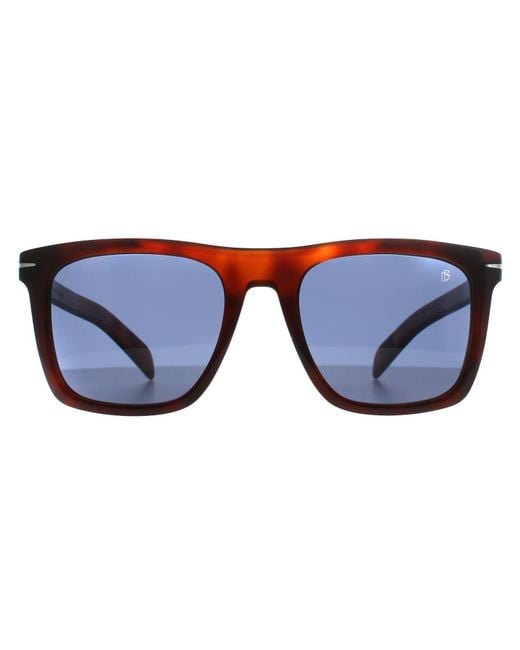 David Beckham Square Tortoise Avio Db 7000/S in Blue for Men | Lyst UK