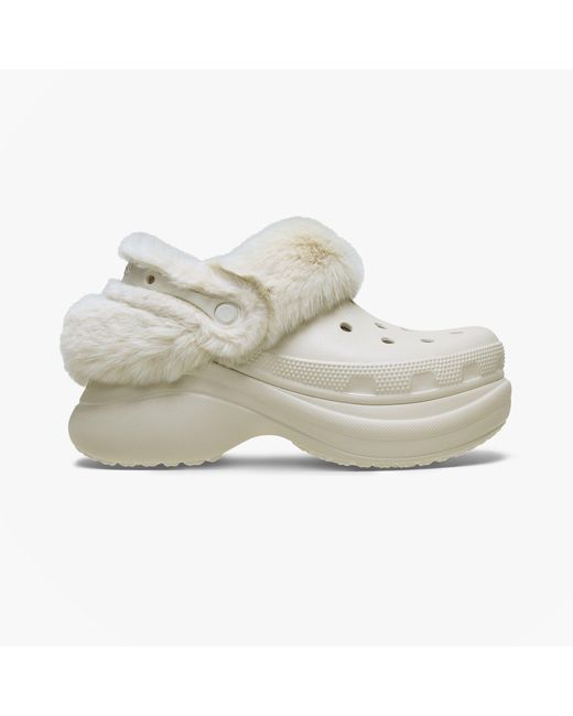 Crocs™ Bae Lined Clogs Stucco Cream in White | Lyst UK