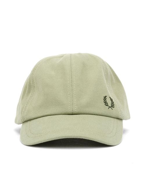 Fred Perry Pique Classic Cotton Mint/Night Caps in Green | Lyst UK