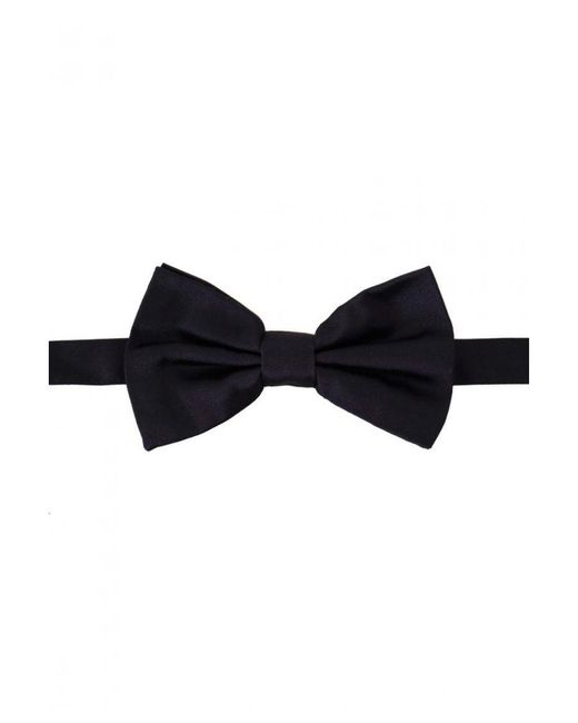 Dolce & Gabbana 100% Silk Adjustable Neck Papillon Tie in Black for Men ...