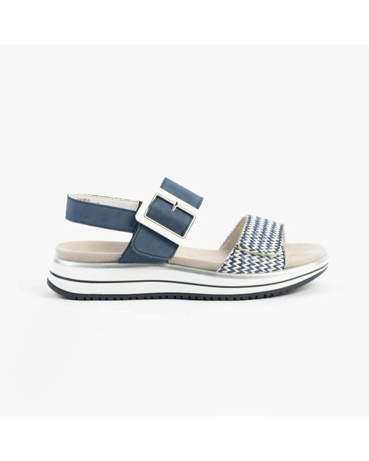 Remonte D1J53-14 Sandals Combination Leather in Blue | Lyst UK