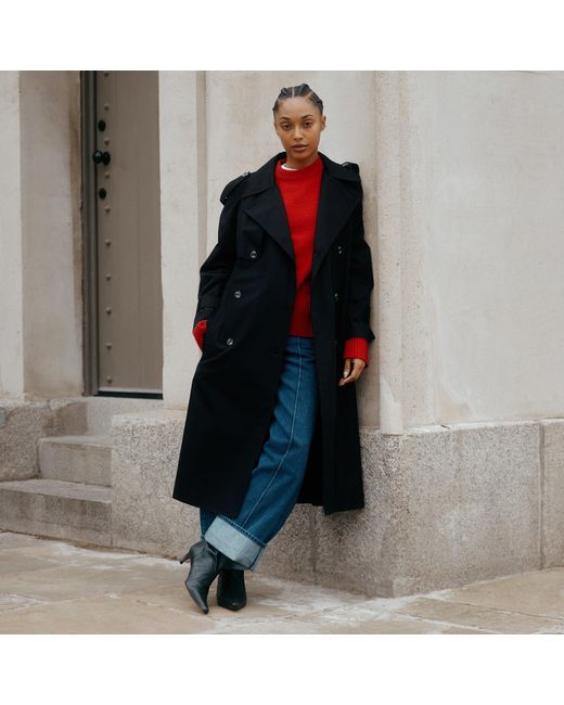 Albaray Trench Coat in Brown | Lyst UK