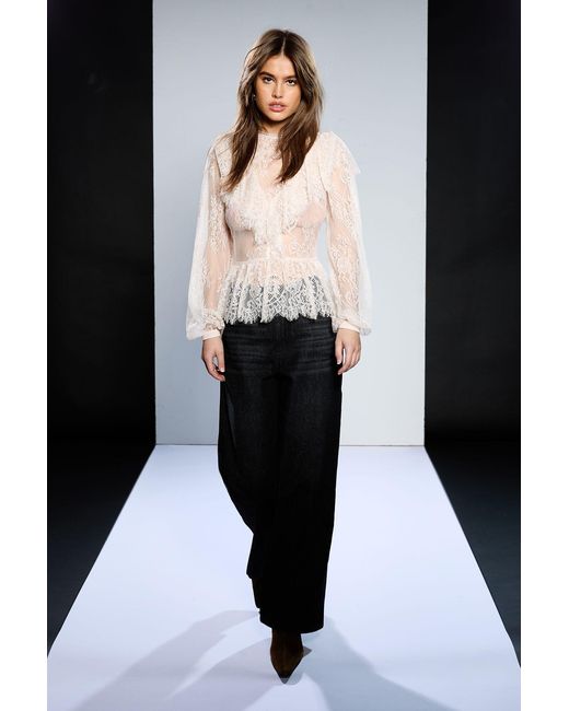 Runway 1.8.1.8 Mid Wash Denim Jean in Black | Lyst UK