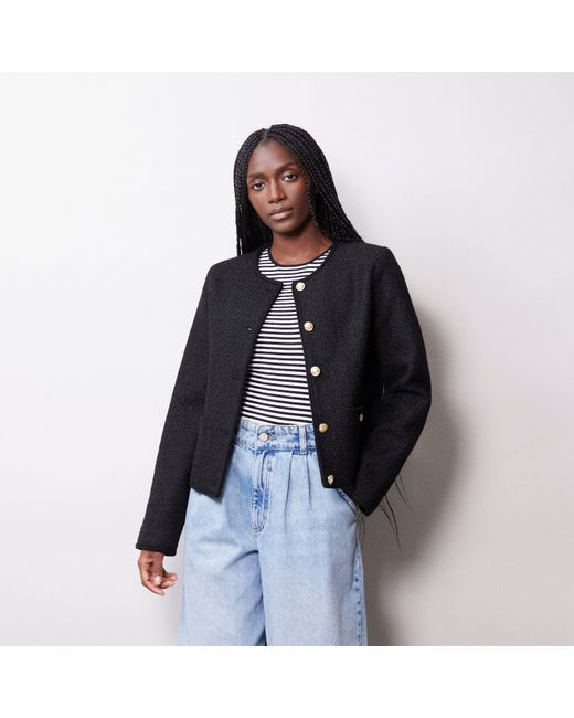Albaray Tweed Jacket in Blue | Lyst UK