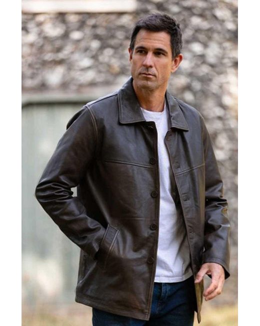 Ashwood Leather 'Reefer' Classic Real Jacket in Black for Men | Lyst UK