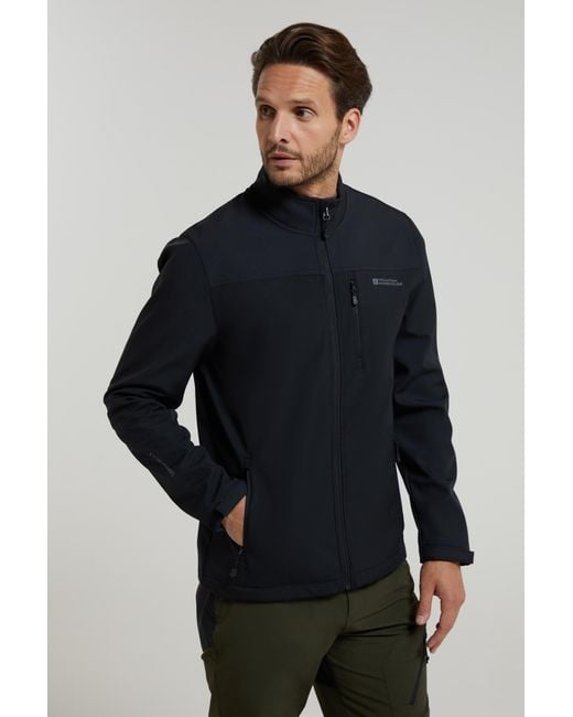 Mountain Warehouse 'Grasmere' Softshell Jacket Water Resistant Everyday ...