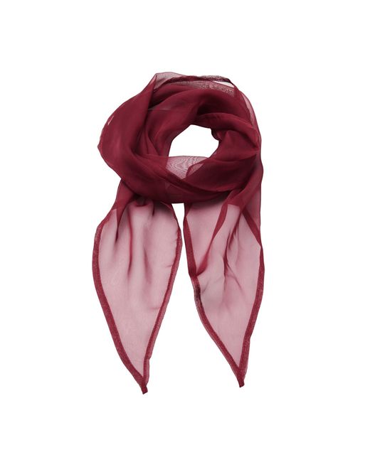 PREMIER Ladies/ Work Chiffon Formal Scarf in Red | Lyst UK