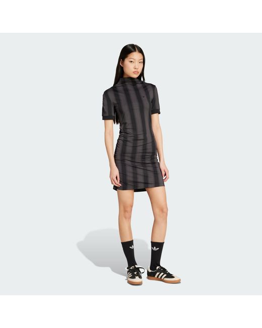 adidas Originals Mini Dress in Black | Lyst UK
