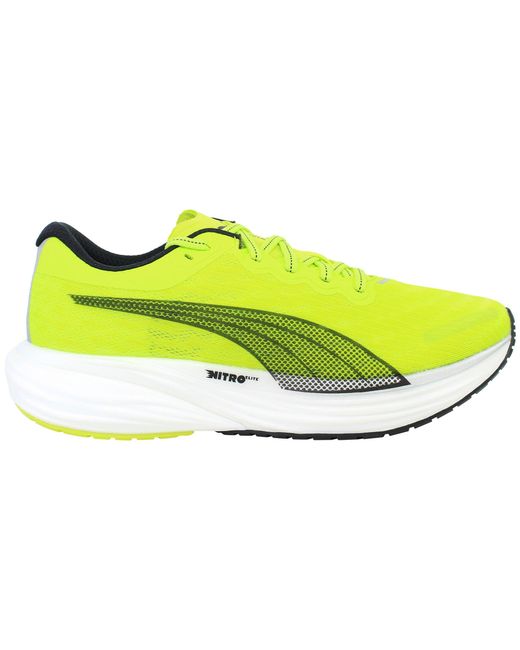 PUMA Deviate Nitro 2 Running Shoes in Yellow for Men | Lyst UK