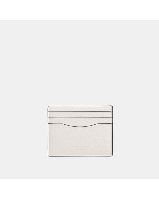 COACH Card Case in White for Men | Lyst UK