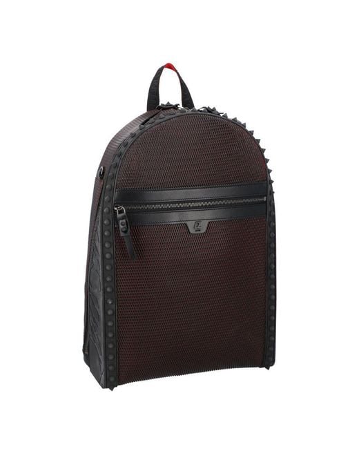 Christian Louboutin Studded Leather Backpack in Black for Men | Lyst UK