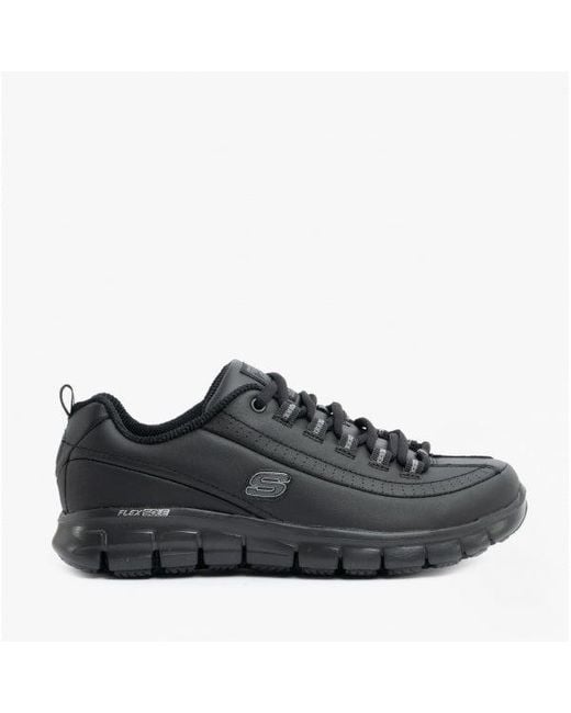 Skechers Relaxed Fit: Sure Track in Black | Lyst UK