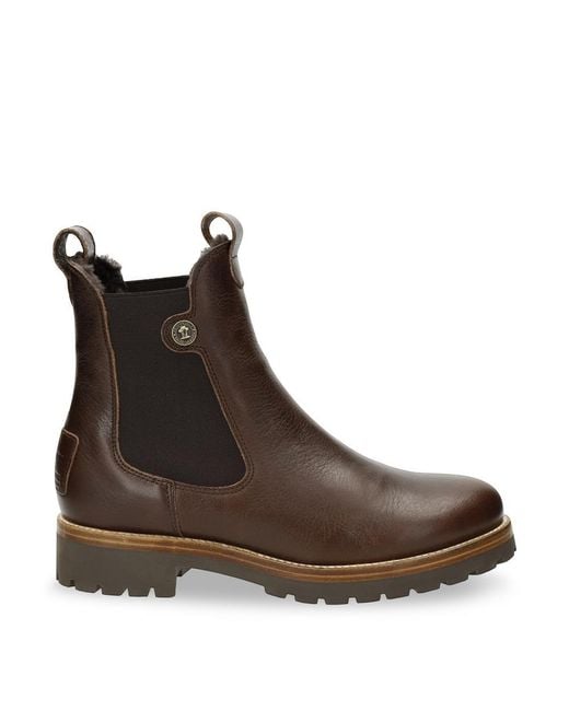 Panama Jack Francesca B13 Leather Chelsea Boots in Brown | Lyst UK