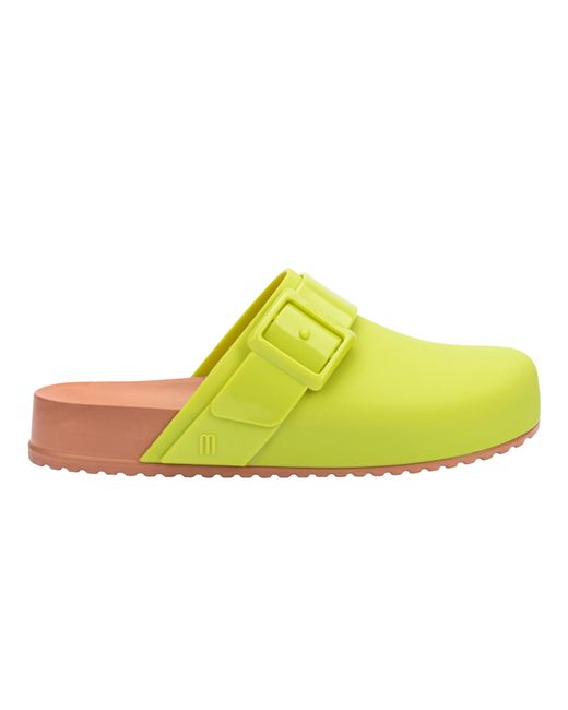 Melissa Cozy Clog Slip On Shoes in Yellow | Lyst UK