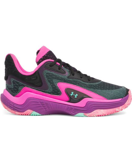 Under Armour Spawn 7 Basketball Shoes in Purple for Men | Lyst UK