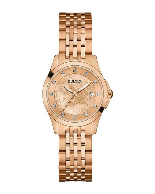 Bulova 97S112 Ladies Classic Watch in Metallic | Lyst UK