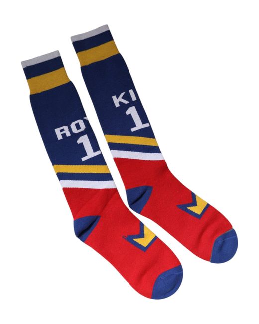 Dolce & Gabbana Crew Socks Numbered Athletic Design | Lyst UK